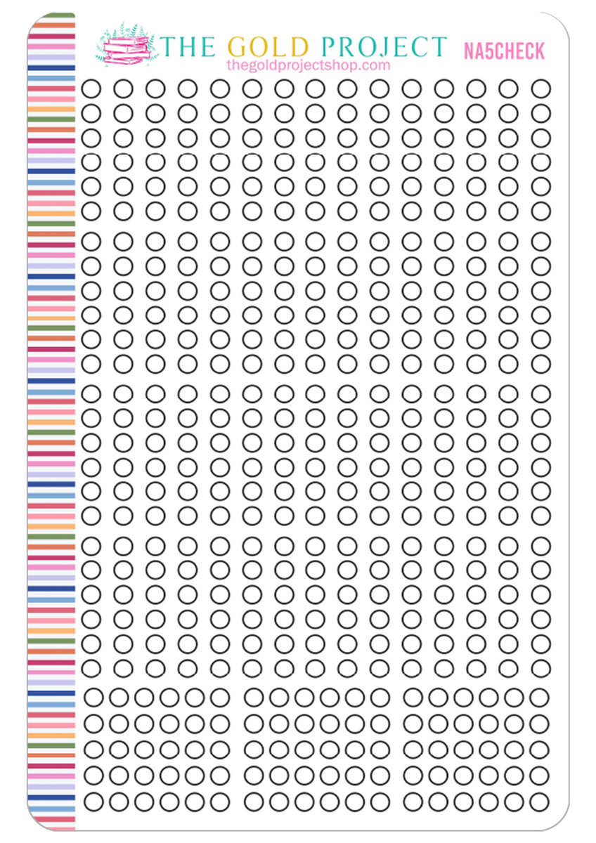 Neutral A5 Checklists – The Gold Project