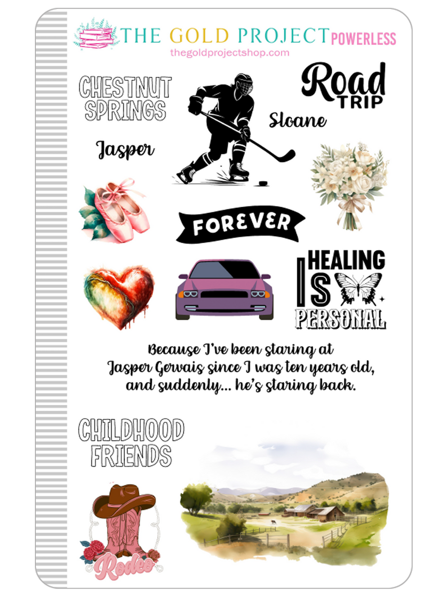 Powerless Book Deco – The Gold Project